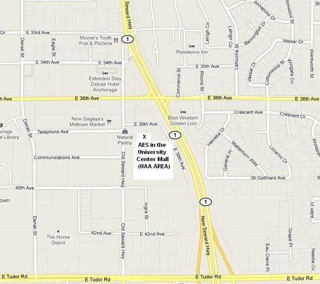 AES Maps & Directions | About KPC | Kenai Peninsula College